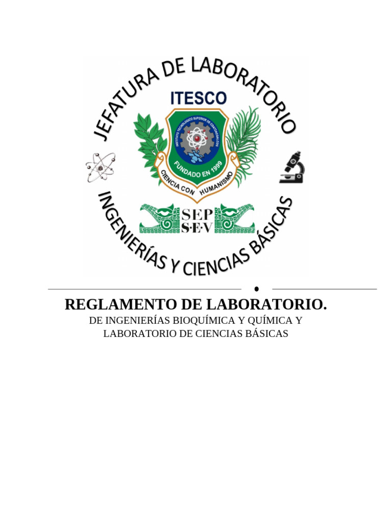 Reglamento de Laboratorio | PDF | Laboratorios | Maestros