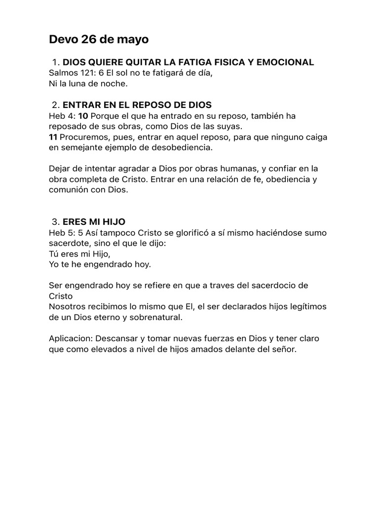 Devo 26 de Mayo | PDF