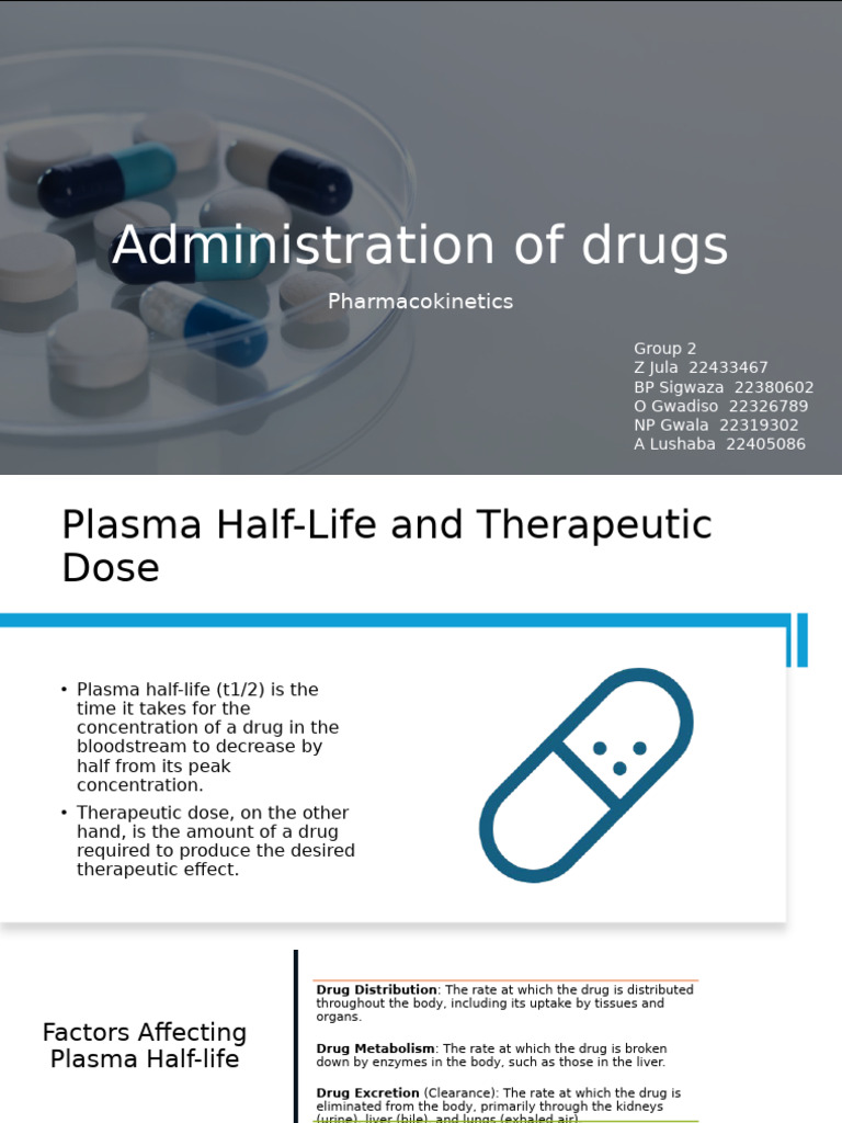 Group2 Presentation Pharmacology Pdf Therapy Medicine