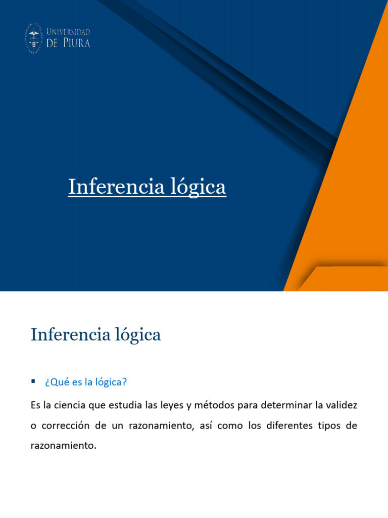 Inferencia Lógica | PDF | Inferencia | Argumento