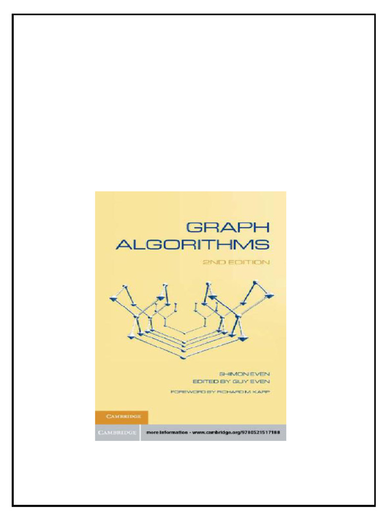 130716graph Algorithms 2nd Edition Shimon Even Guy Even Download | PDF | Vertex (Graph Theory ...