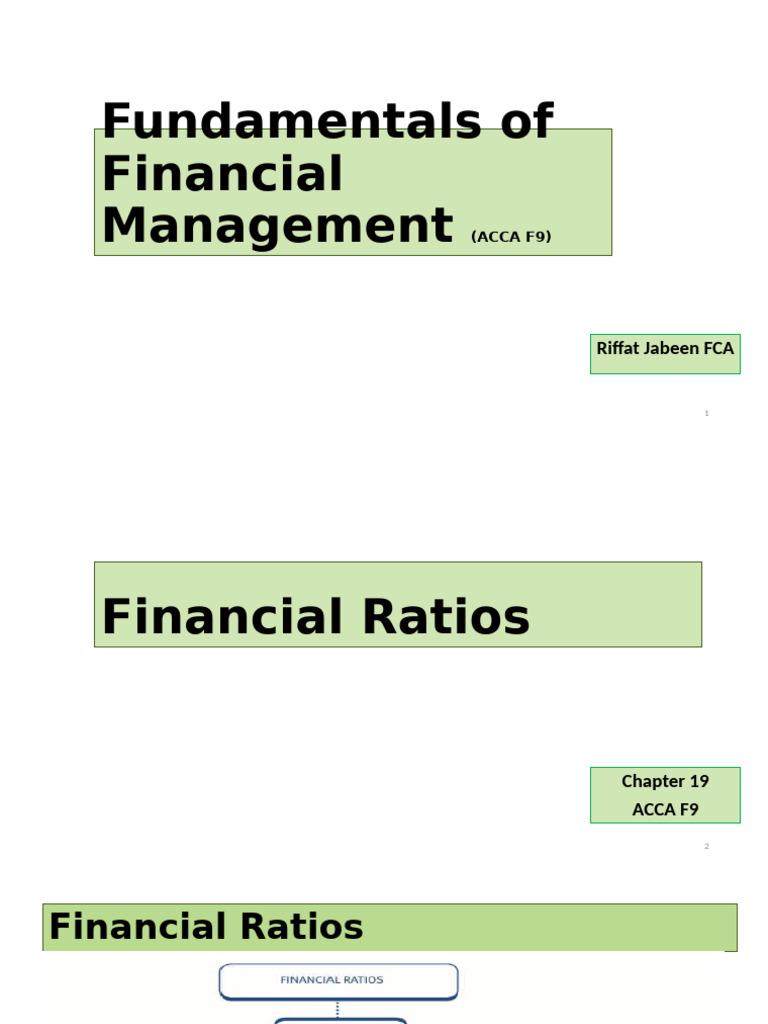 Lec 6 - Financial Ratios | PDF