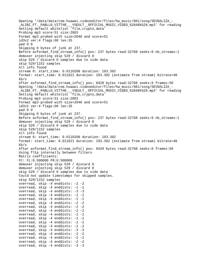 Av Log | PDF | Mp3 | Computer File