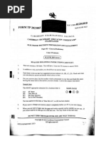 CXC Csec Edpm Paper 1 2020 | PDF