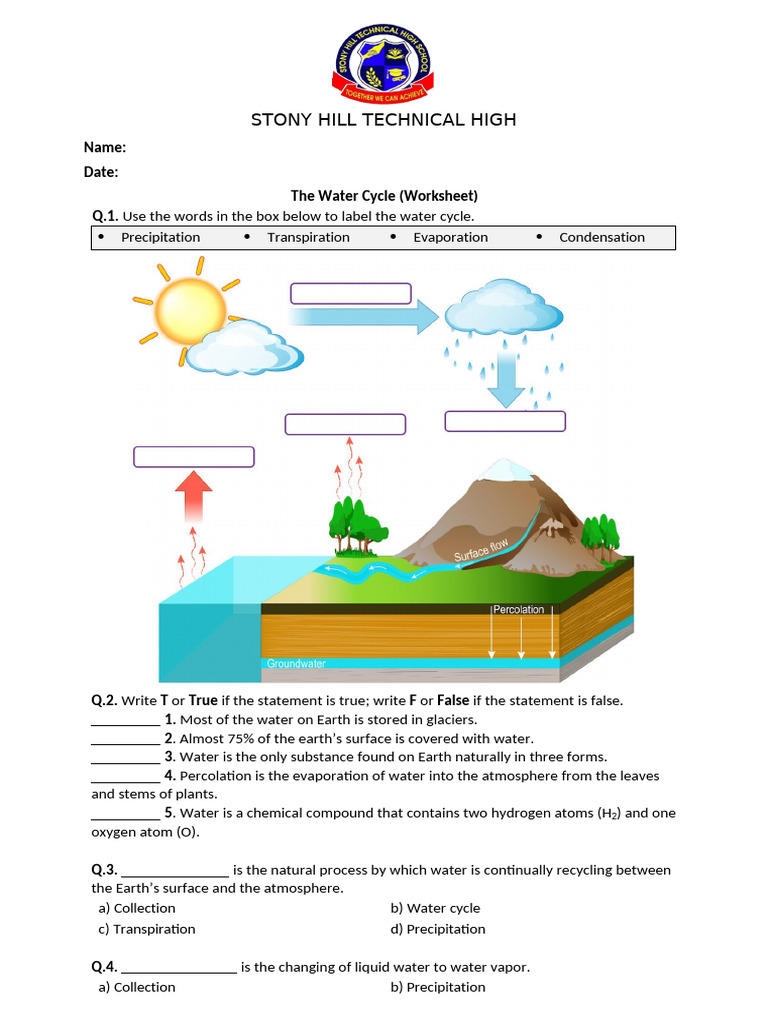 Grade 9 Integrated Science | PDF | Water | Water Cycle