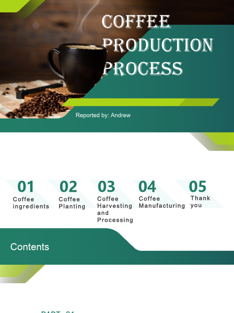 Coffee Production Process Explained | PDF | Coffee | Drink