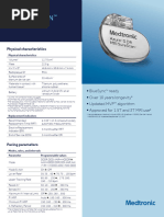Micra Av2 Spec Sheet | PDF | Artificial Cardiac Pacemaker | Internal ...