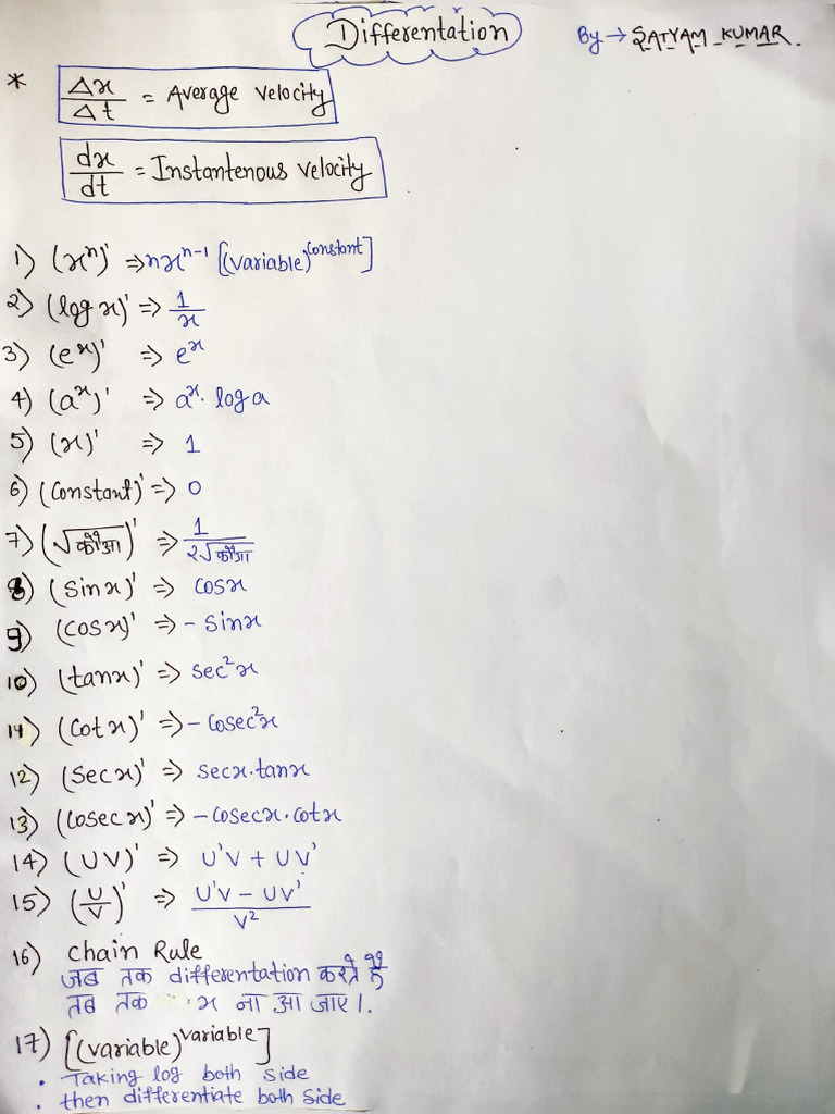 Important maths formula class xi xiith | PDF | Euclidean Vector | Trigonometric Functions