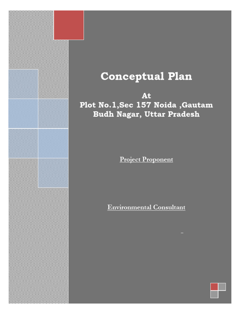 TCS Noida IT SEZ Campus Plan | PDF | Waste | Concrete