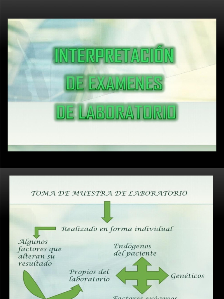 7.- Interpretacion de Examenes laboratoriales | PDF