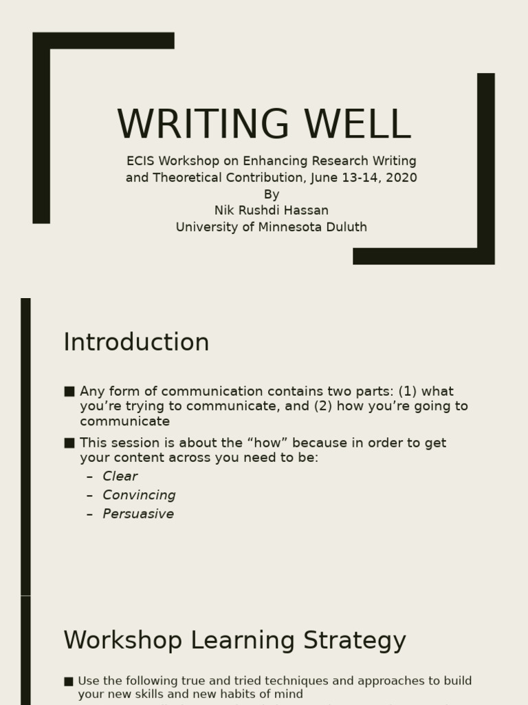 Enhancing Research Writing Skills | PDF | Subject (Grammar) | Karl Popper