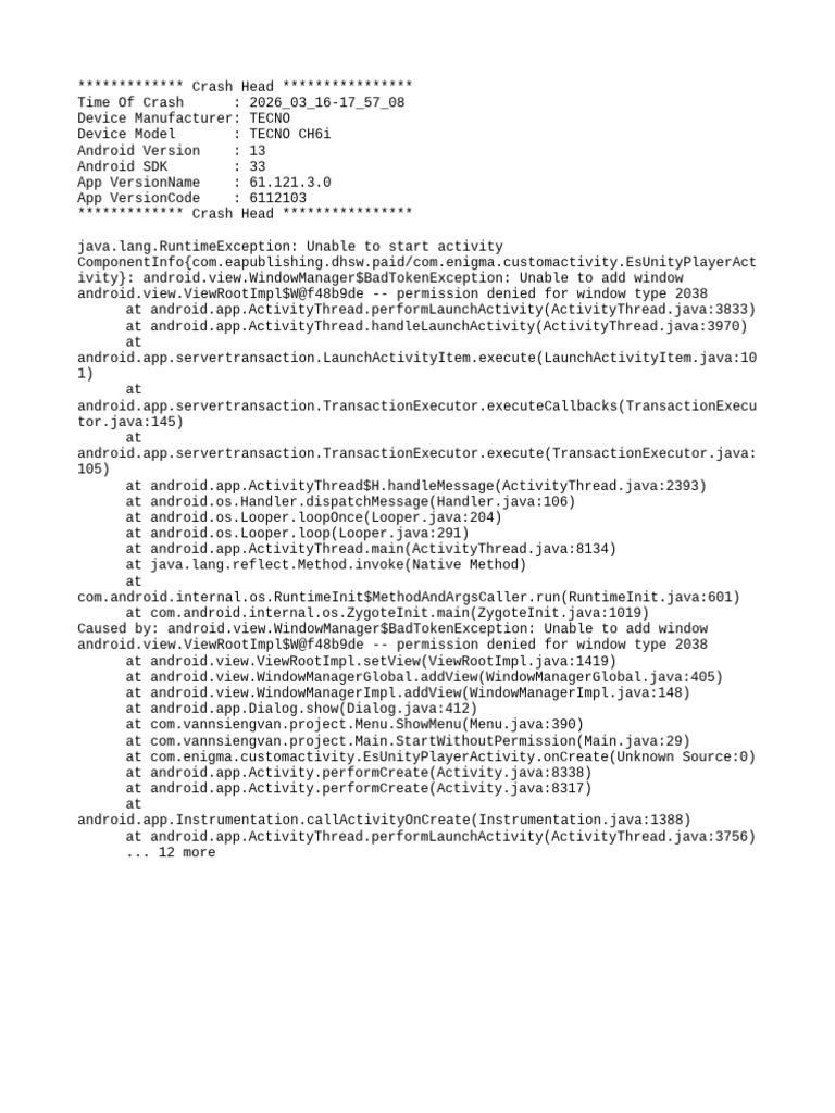 mod_menu_crash_2026_03_16-17_57_08 | PDF | Java (Programming Language) | Android (Operating System)