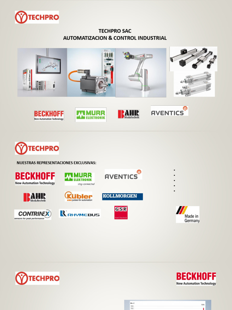 TECHPRO-PresentacionCorp 2023v2 | PDF | Scada | Automatización