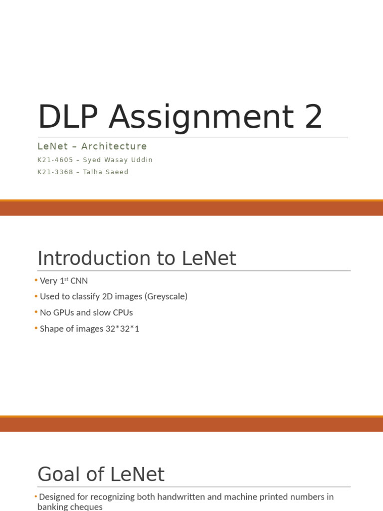 DLP Assignment 2 | PDF