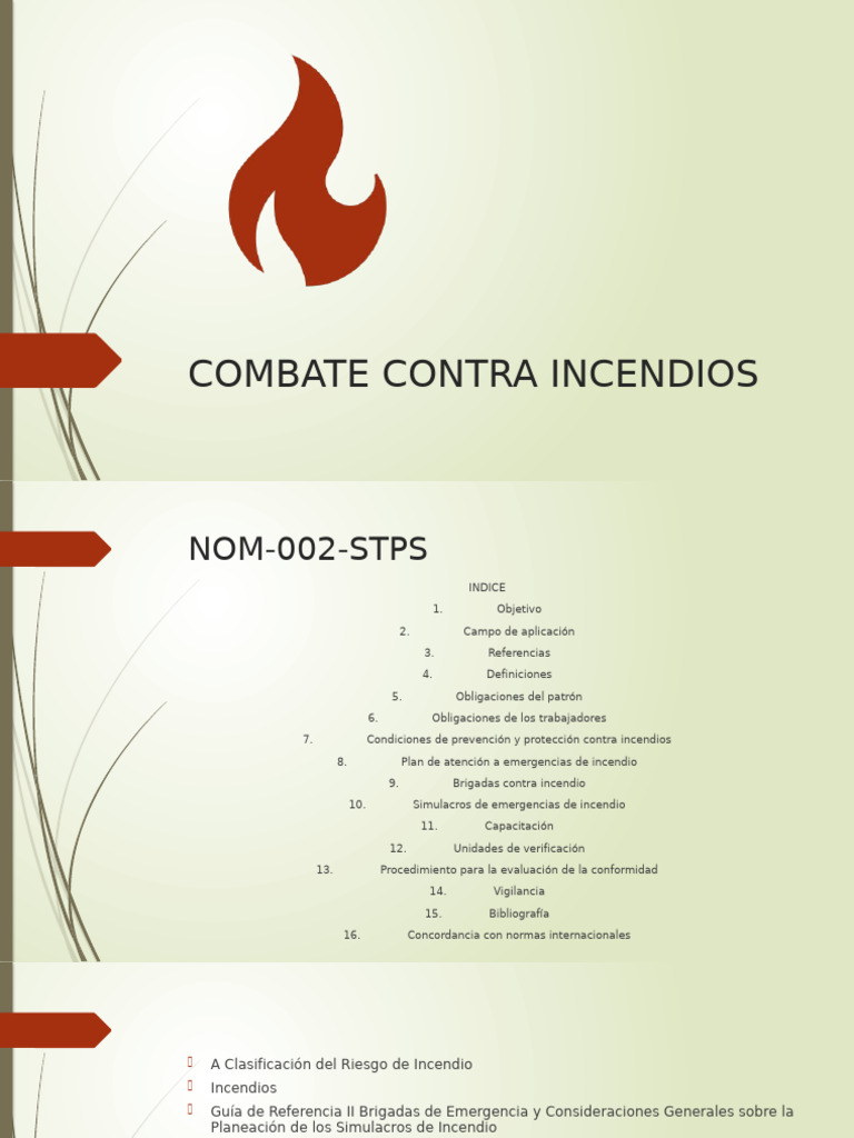 Combate Contra Incendios | PDF | Combustibles | Sustancias químicas