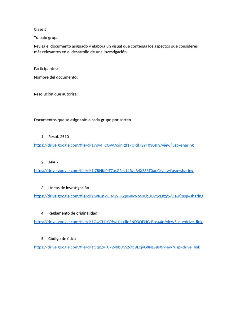 Tarea Grupal - Clase 5 - Seminario de Tesis | PDF