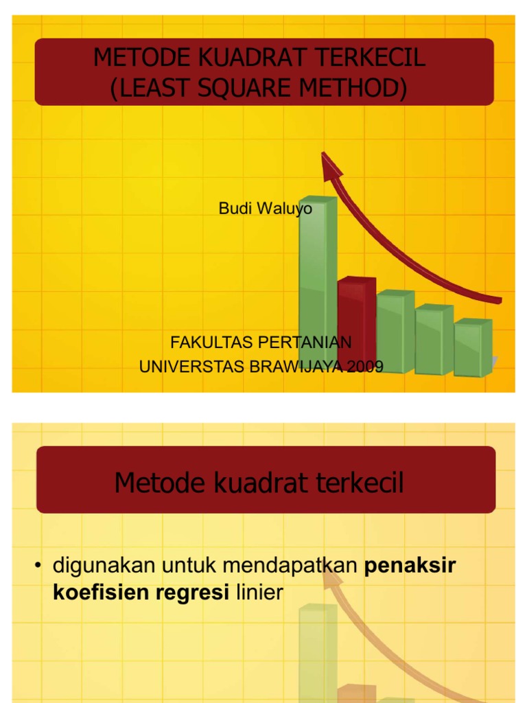 Metode Kuadrat Terkecil | PDF | Correlation And Dependence ...