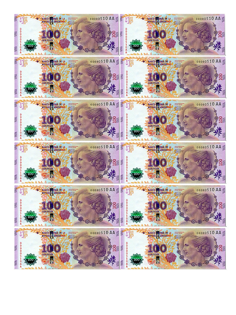 Billete 100 | PDF
