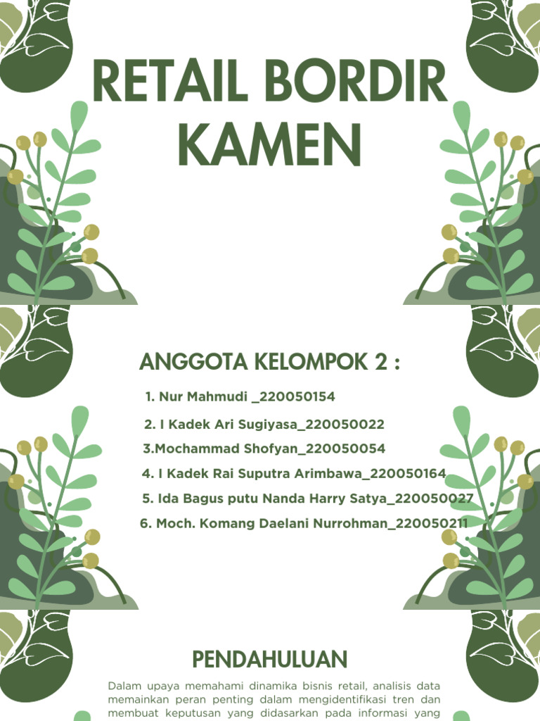 Analisis Permintaan dan Harga Kamen Bali | PDF