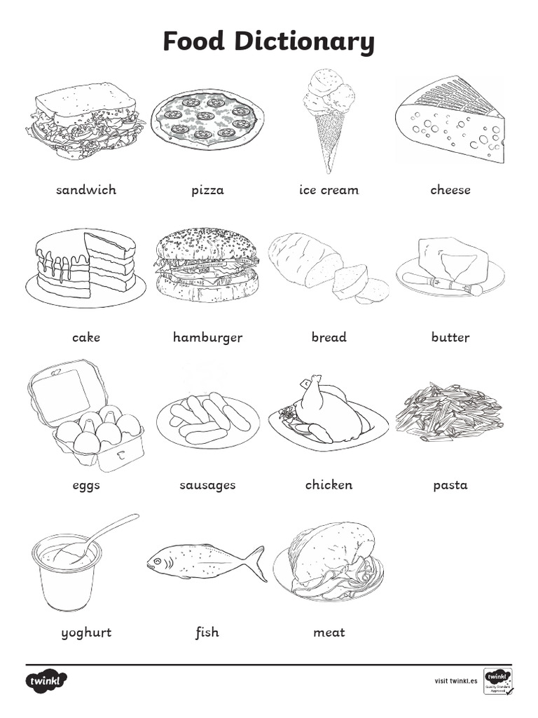Vocabulario Comidas | PDF