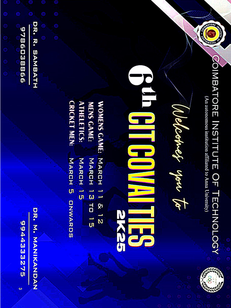 Cit Sport Event | PDF