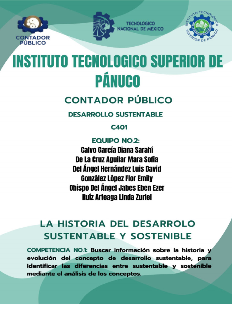 InvestigacionDoc Equipo2 | PDF | Sustentabilidad | Desarrollo sostenible