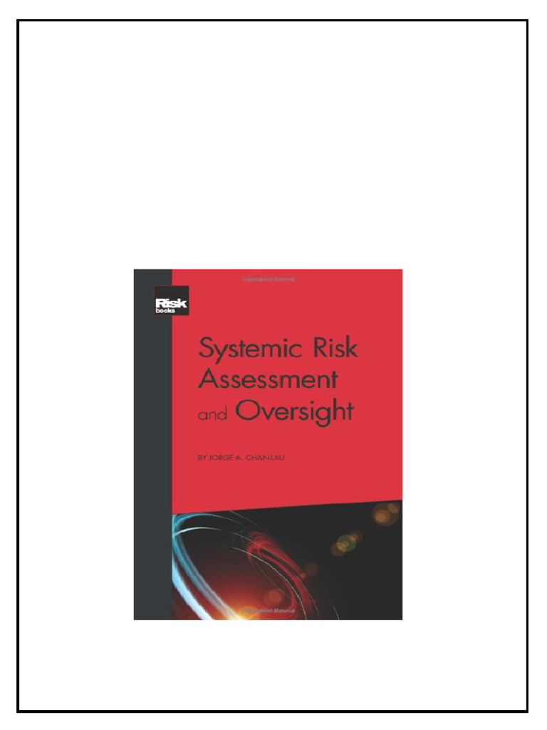 Systemic Risk Assessment And Oversight Jorge A Chanlau download | PDF ...