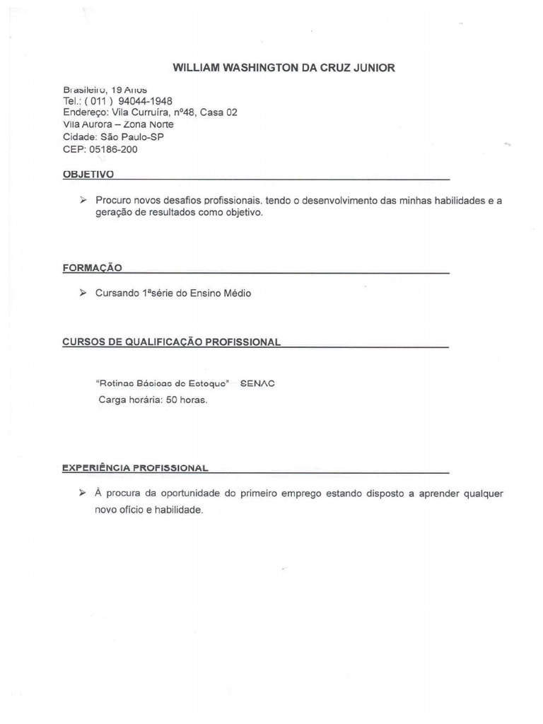 Curriculum William | PDF