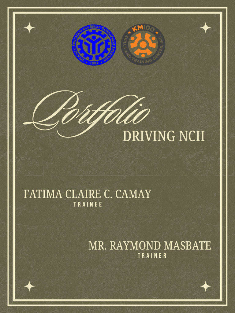 Portfolio Driving NCII | PDF