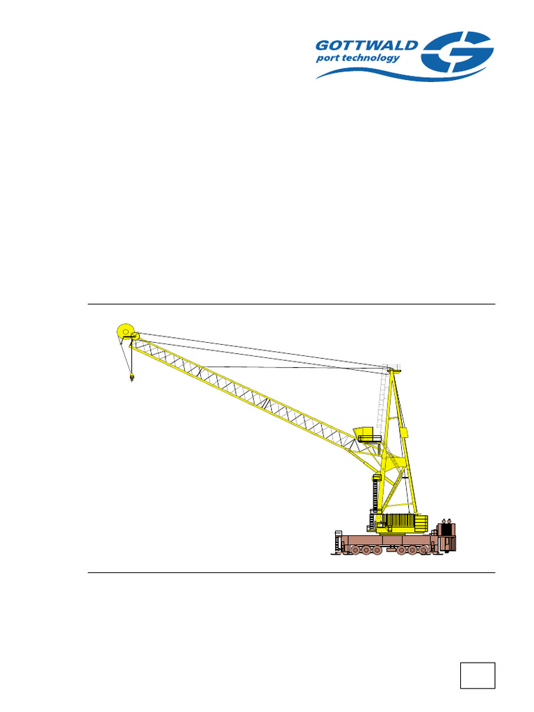 Mobile Harbour Crane HMK 280E Manual | PDF | Programmable Logic ...