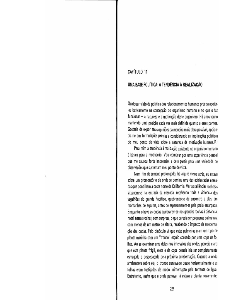 Carl Rogers - Tendencia A Realização - Sobre o Poder Pessoal | PDF