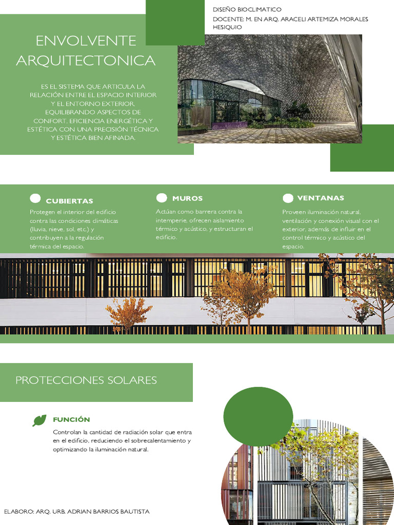 Envolvente Arquitectonica - 241113 - 153651 | PDF | Aislamiento térmico ...