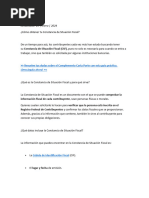 Guía para Obtener Constancia Fiscal Infonavit | PDF | Informática