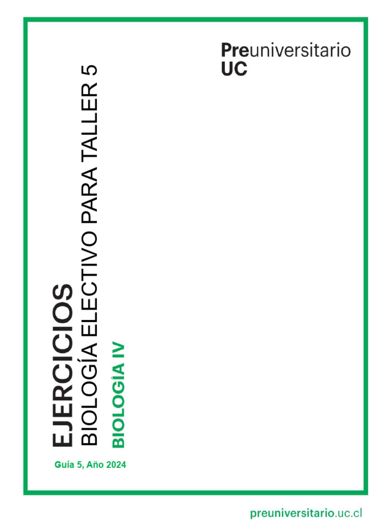 Guía 5 Biologia Paes Preu Uc | PDF | Ovario | Ciclo menstrual