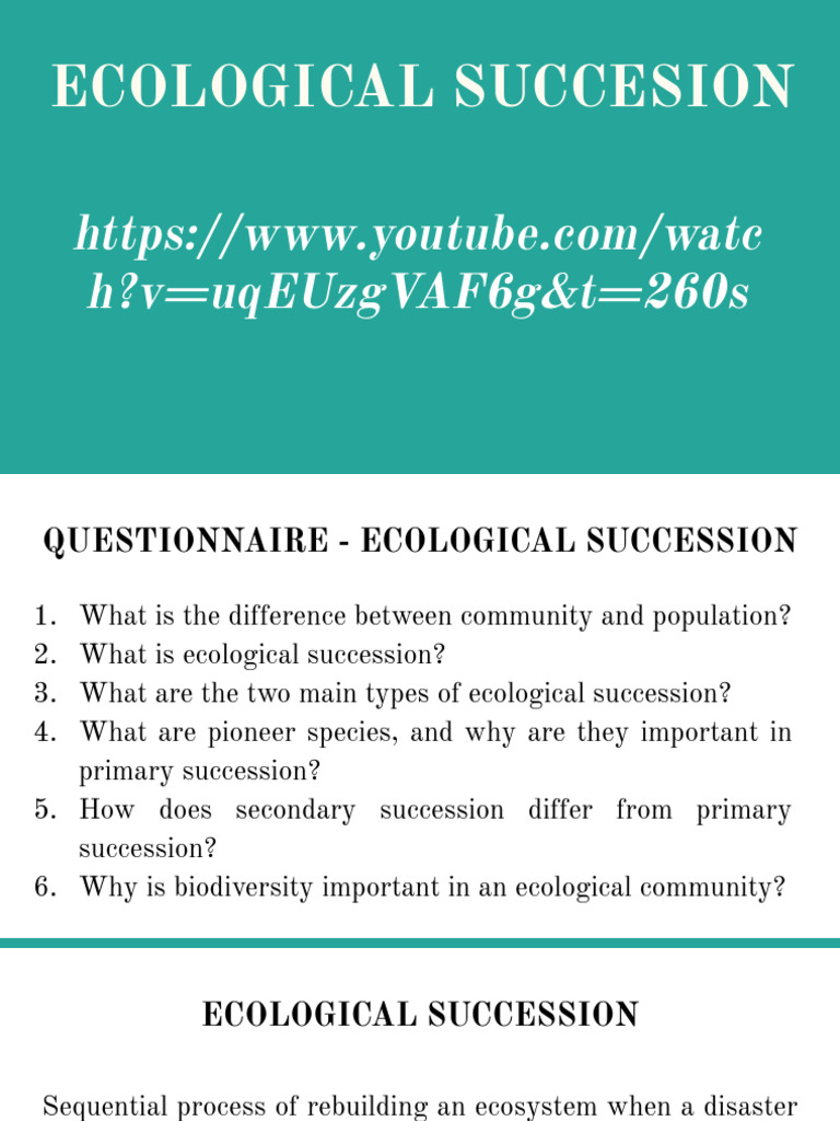 7°+ecological Succesion | PDF