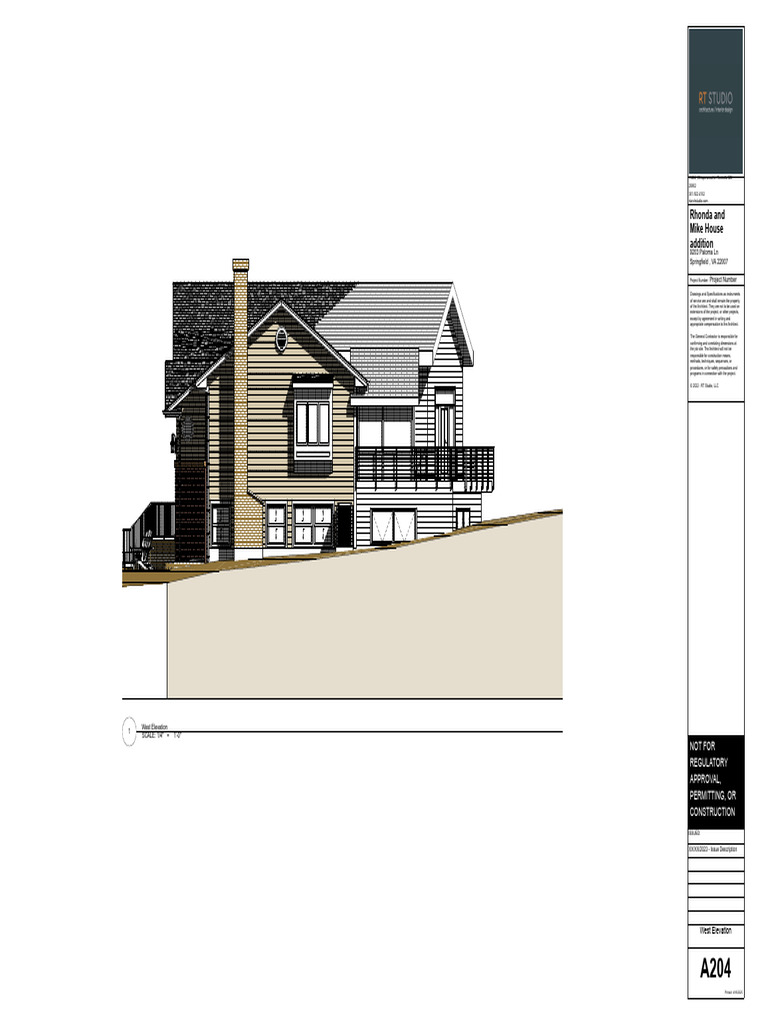 A204 West Elevation - Layout | PDF