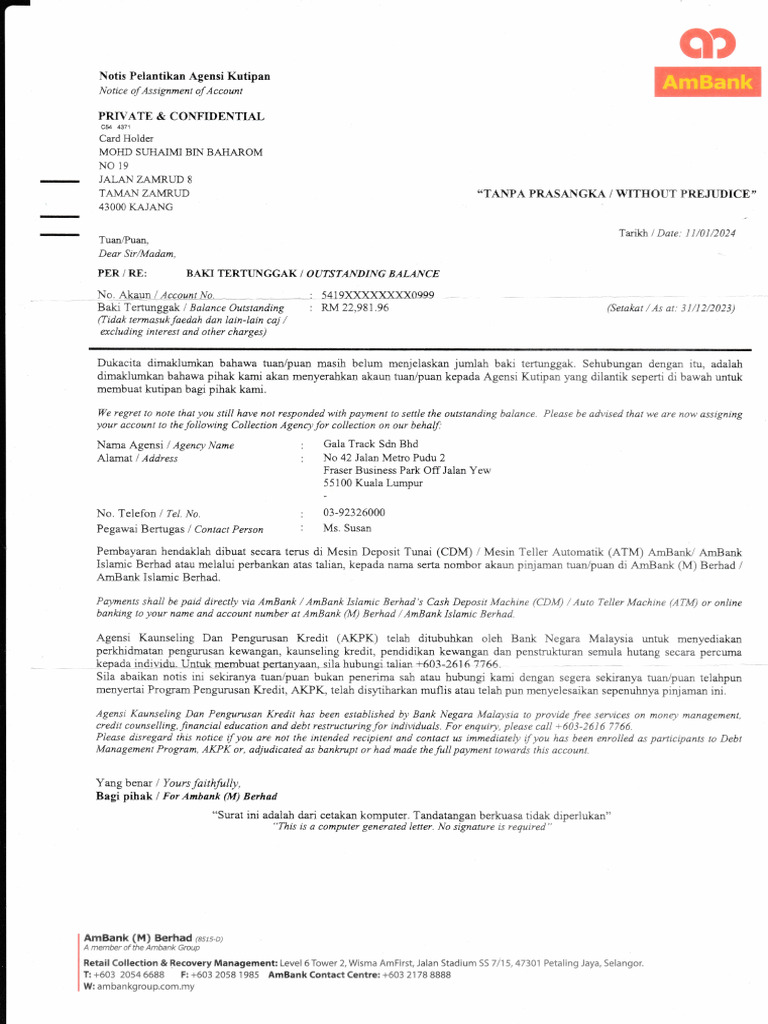 Ambank Loan | PDF
