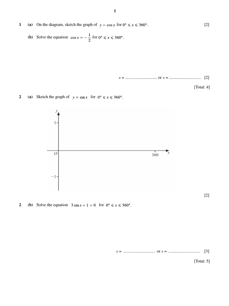 QP - Trigonometric Functions | PDF | Mathematical Objects | Mathematical Analysis