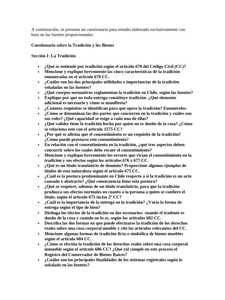 Prueba Bienes para Practicar | PDF