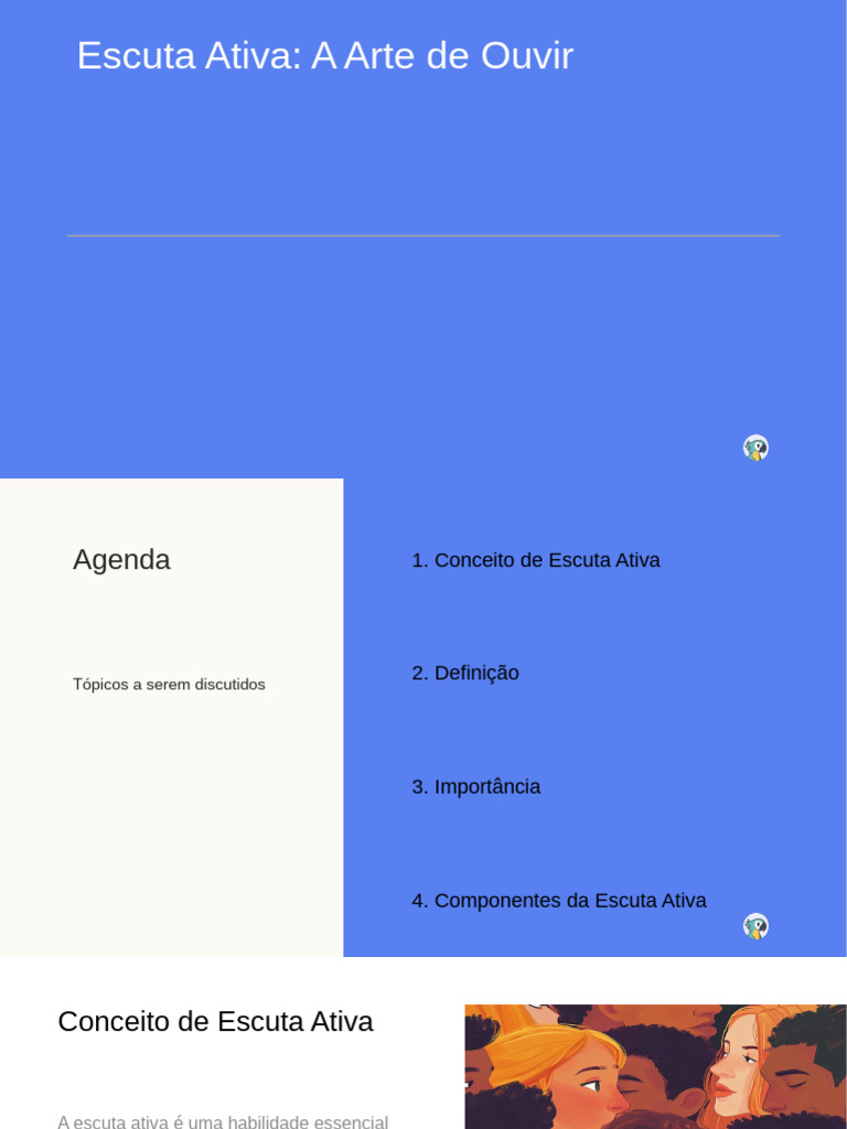 Escuta Ativa: Habilidades e Importância | PDF | Comunicação | Cognição