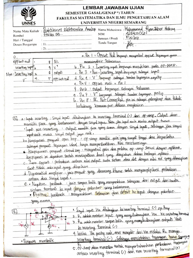 Muhammad Ryan Noor Hakim - 4211422061 - Pretest - Topik - 4 | PDF