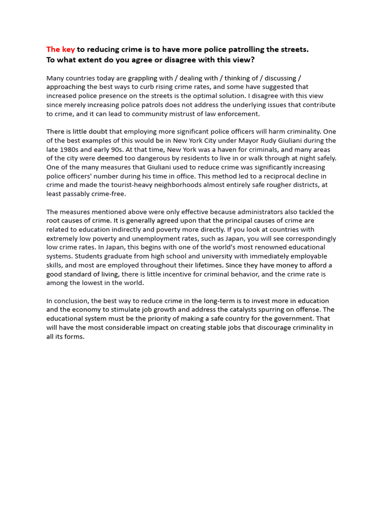 Oct - W4 Writing Task 2 Opinion HW ANS | PDF