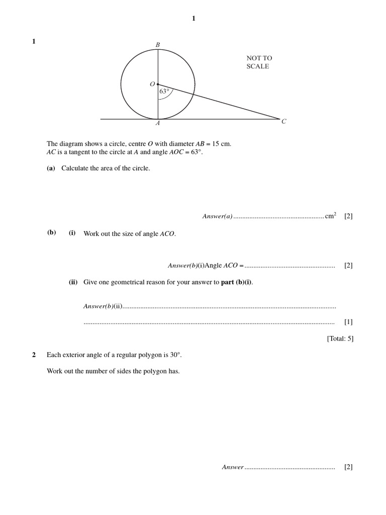 QP_Calculate angles using geometrical properties_F | PDF | Circle | Angle