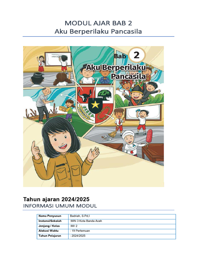 BAB 2 - Aku Berperilaku Pancasila | PDF