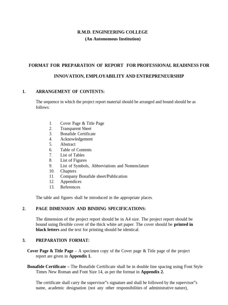 Aiml Report Format 2025-2026 | PDF | Publishing | Writing