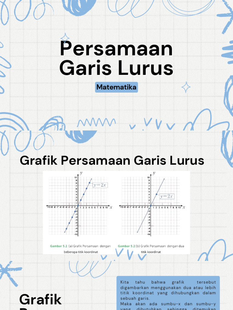Materi - Persamaan Garis Lurus | PDF