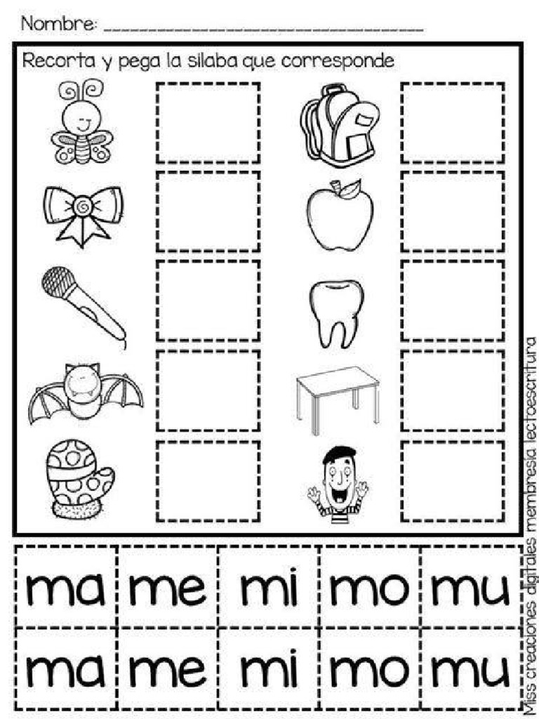 Objetos Con La Letra M | PDF