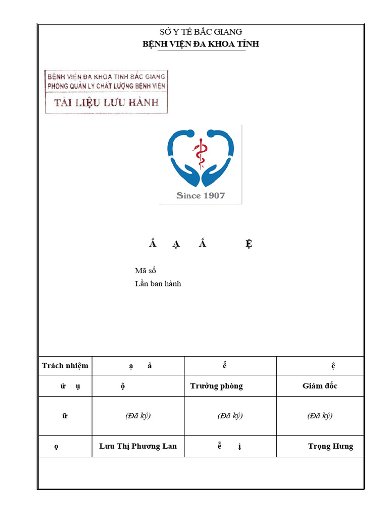 QT - KHTH.08 Quy Trinh Cap Lai Giay Ra Vien | PDF