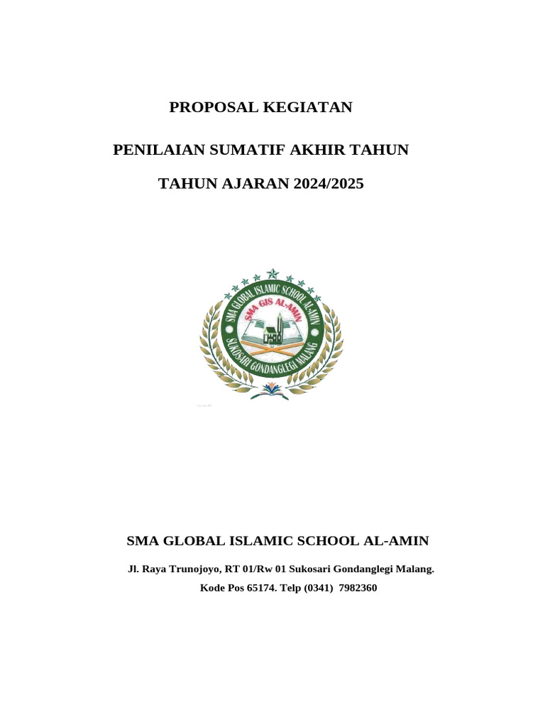 Proposal Psat 24-25 | PDF