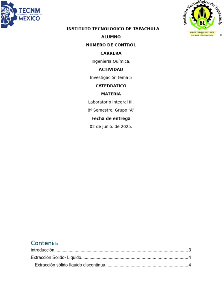 Investigacion Tema 5 | PDF | Solubilidad | Solvente